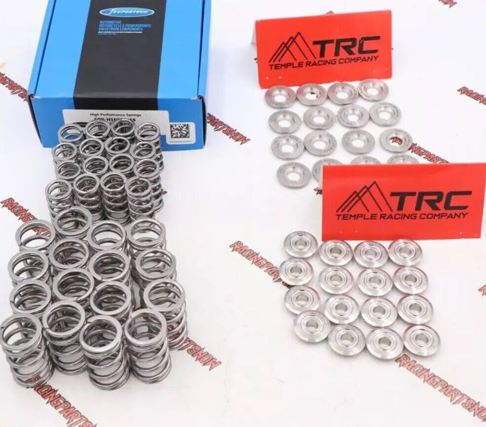 Supertech 80Ib Dual Valve Springs & TRC Titanium Retainers Kit K20 K24 ...