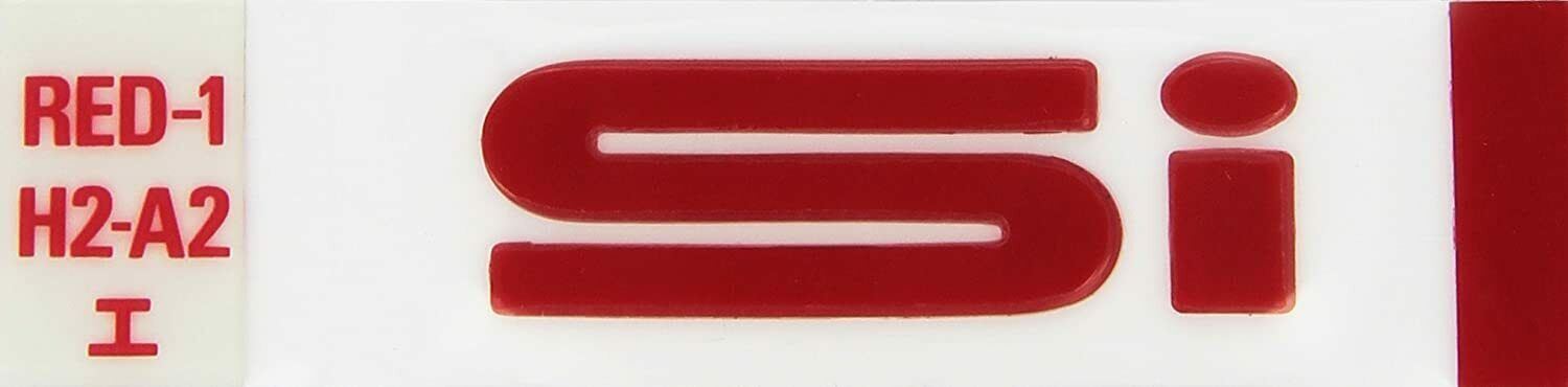 Genuine OEM Honda 88-91 Civic CRX Red SI Rear Badge Emblem EF8 EF9 Sti ...